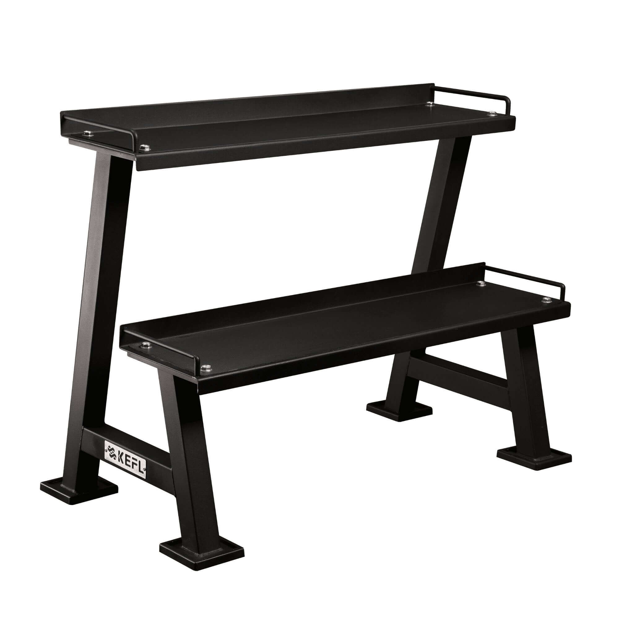 2 Tier 300KG Kettlebell Rack | Space-Saving & Heavy Duty