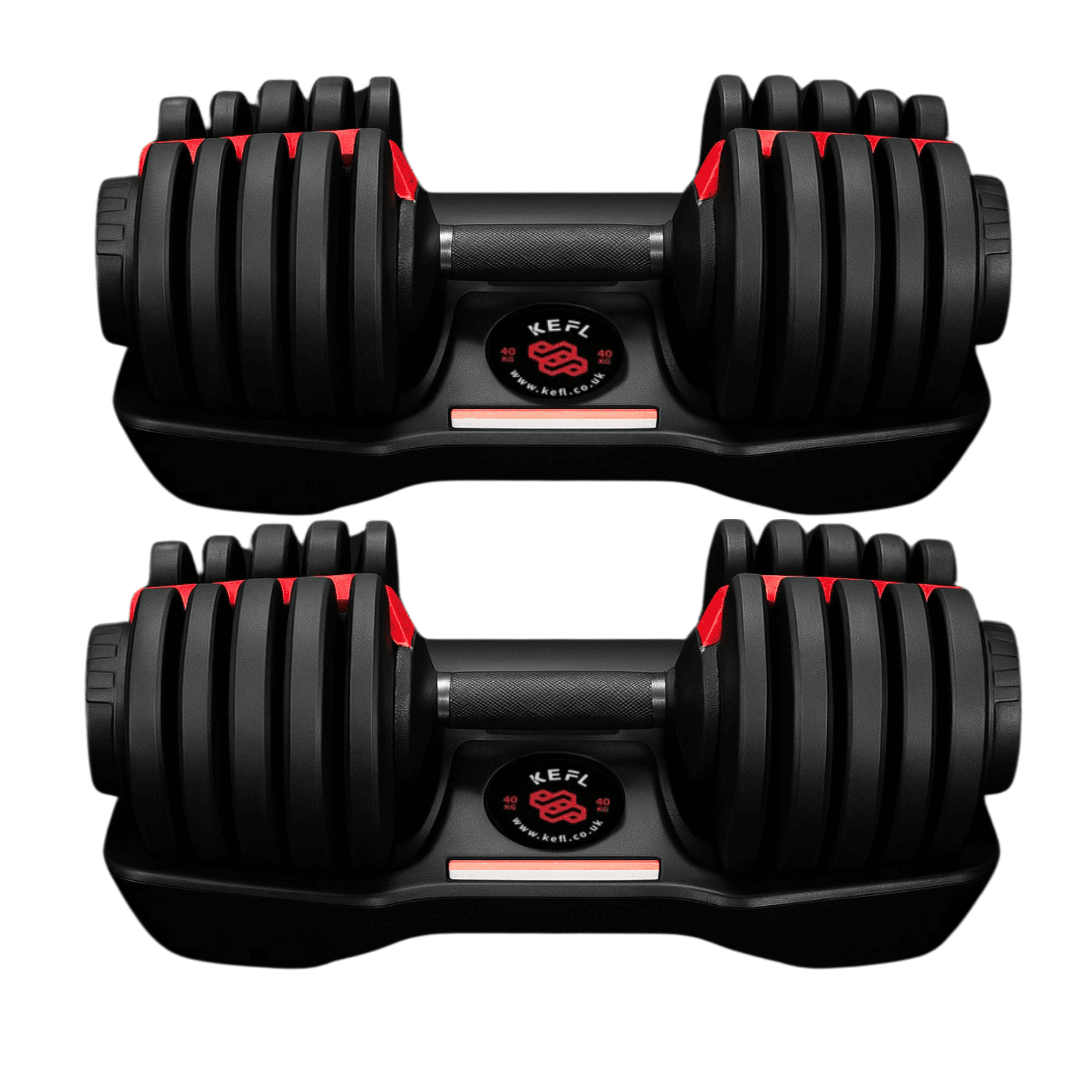 Adjustable Select Tech Dumbbell 40KG | Space-Saving