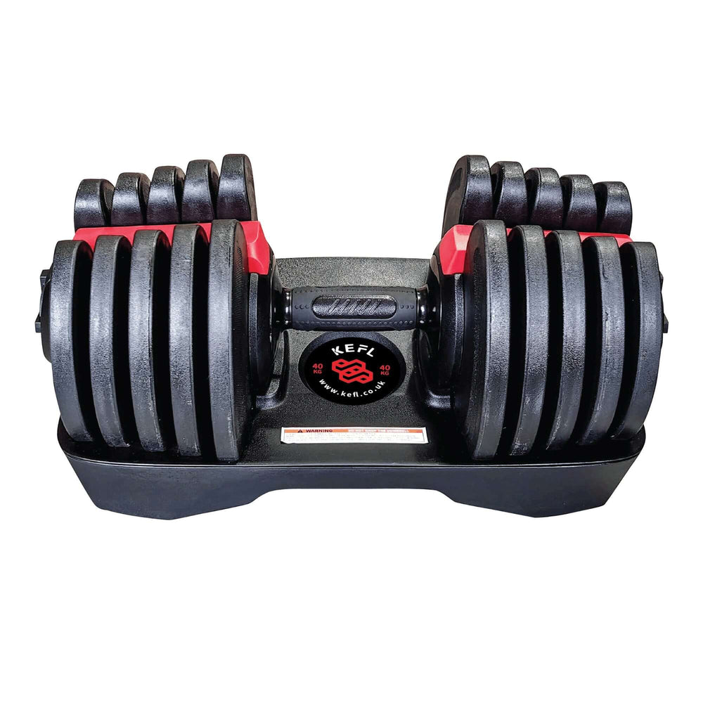 Adjustable Select Tech Dumbbell 40KG | Space-Saving